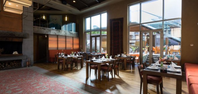 Kharpert restaurant at Tufenkian Historic Yerevan Hotel, Yerevan city